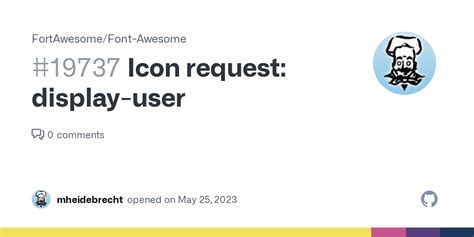 icon request display user · issue 19737 · fortawesome font awesome · github