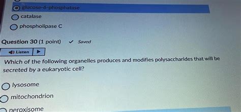 [answered] Glucose 6 Phosphatase Catalase Ophospholipase C Question 30 Kunduz