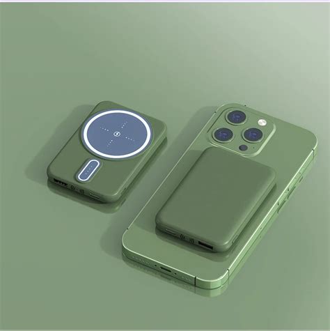 20000mah 자기 보조베터리 미니 휴대용 대용량 충전기 무선 빠른 충전 외부 배터리 팩 아이폰 안드로이드