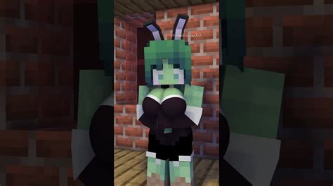 Humiliation Bunny Zombie Girl Minecraft Animation Shorts Minecraft