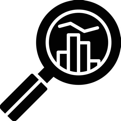 Analysis Glyph Icon 11260987 Vector Art At Vecteezy