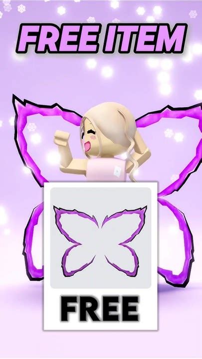 Free Limited Cute Wings🤩 Roblox Freeitems Freeitem Robloxcodes
