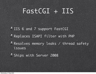 PHP 5 3 Windows PPT