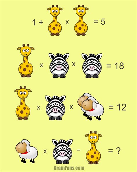 Hard Math Puzzle For Geniuses Number And Math Puzzle Brainfans