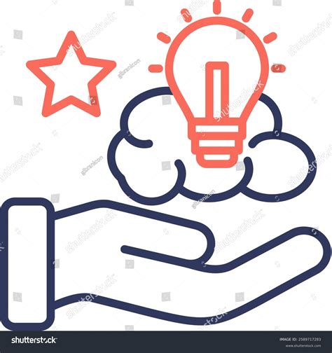 Intangible Asset Icon Element Design Stock Vector Royalty Free
