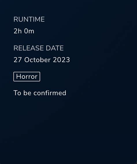 For Some Strange Reason Odeon Has Put The Runtime For The Fnaf Movie