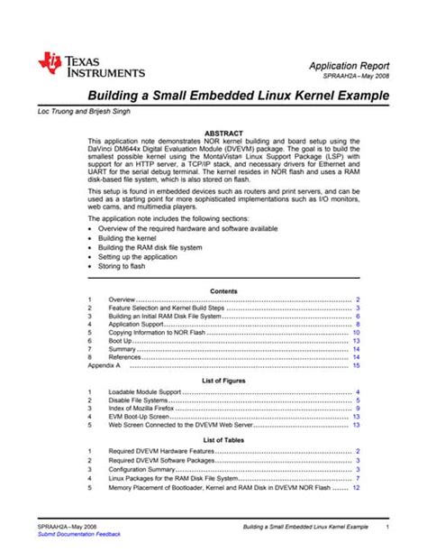 Buildin A Small Linux Kernel Pdf