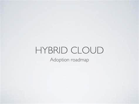 Itoc Cloud Adoption Roadmap Ppt