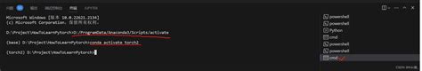 Vscode Vscode Code的终端不识别conda命令vscode Terminal Conda Csdn博客