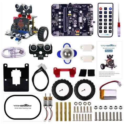 Yahboom Microbit Smart Car Support App Control Makecode Programming