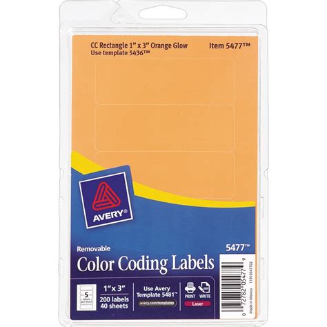 Color Coding Labels Rectangular Warehouse Of Ideas