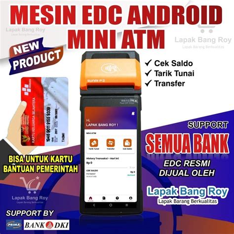 Jual Edc Android P2 Mini Bank Shopee Indonesia