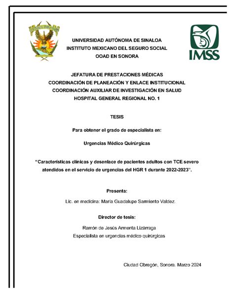 Tesis Gpe Sarmiento 19 02 2024 Universidad AutÓnoma De Sinaloa