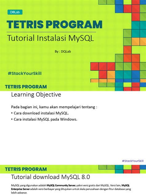 tetris tutorial mysql pdf