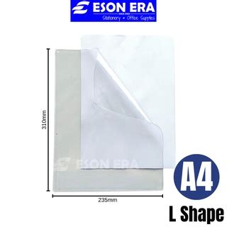 A Clear Folder A PVC Document Clear Holder L Shape U Shape C Shape Shopee Malaysia