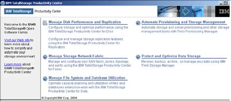 Ibm Totalstorage Productivity Center For Disk Ibm Totalstorage Ds6000 Series Performance