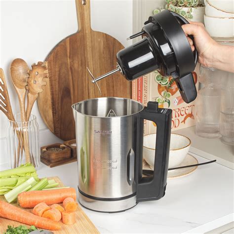 Salter Electric Soup Maker 16l Silver And Black Homebase