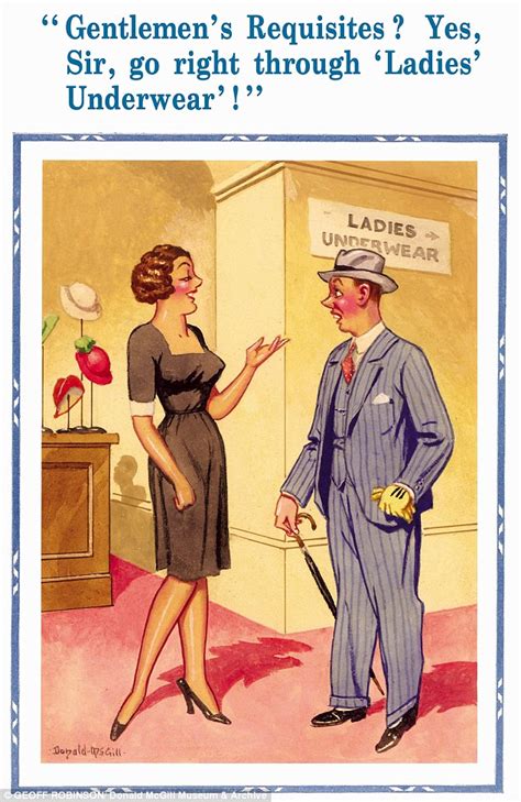 Donald Mcgill Obscene Seaside Postcards Banned 50 Years Ago Go On Sale