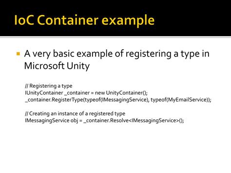 Ppt Mastering Inversion Of Control Building Loosely Coupled And Modular Architectures