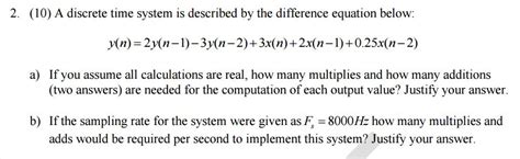 Solved 1 20 A System That Is Known To Be Linear Shift