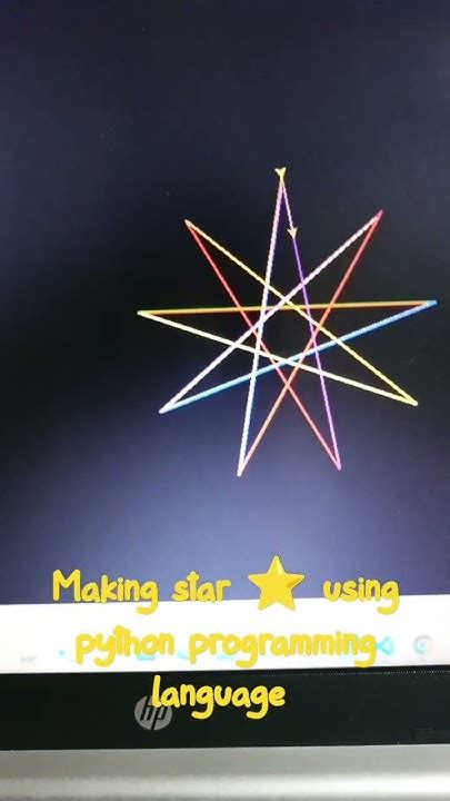 Making Star ⭐ With Python Programming Language Python Leptop Computer Codinglove News