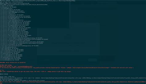 Ionic Build Android Build Failed Stack Overflow