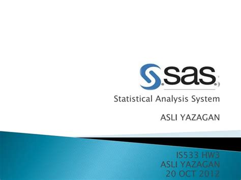 Sas Presentation Pdf Databases Computer Software And Applications