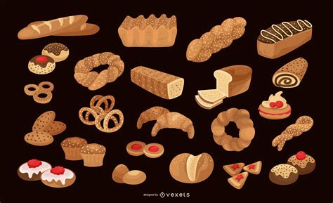 Bakery Vector Collection Vector Download