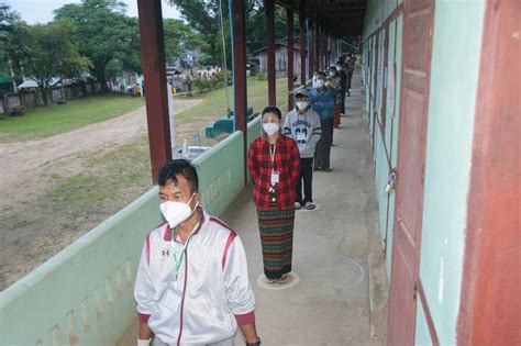 ကာမိုင်းမြို့၌ ၂၀၂၀ ပြည့်နှစ် ရွေးကောက်ပွဲအတွက် မဲဆန္ဒရှင်ပြည်သူများ ဆန္ဒမဲပေး Information And