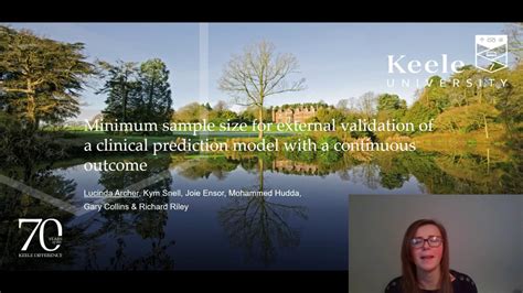 Minimum Sample Size For External Validation Of A Clinical Prediction