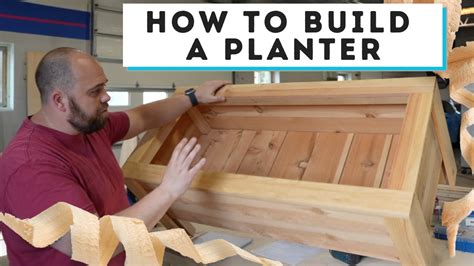 How To Build A Diy Cedar Planter Box Step By Step Tutorial Youtube