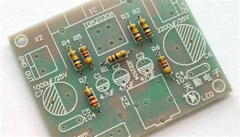 2030单声道功放套件焊接教程 直流供电