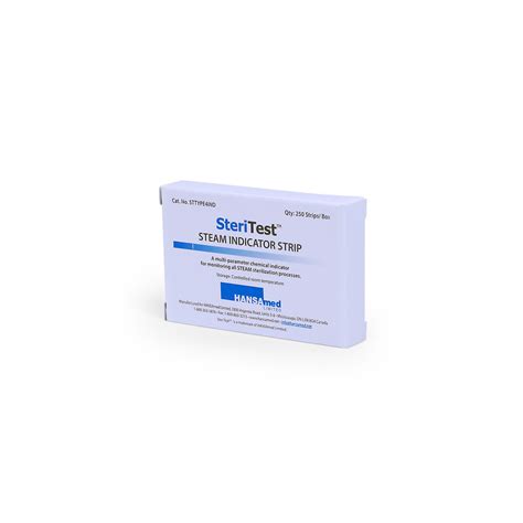Hansamed Limited Steritest™ Class 4 Sterilization Indicator Strips 250 Strips Bx