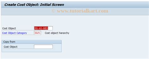 KKP SAP Tcode Create Hierarchy Master Record