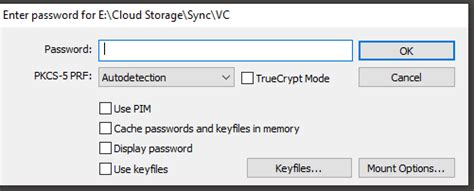 create an encrypted container to hide all your secrets with veracrypt