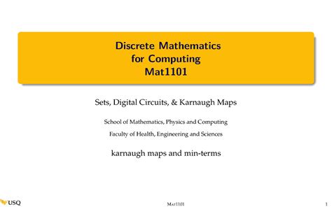 K Maps K Maps Discrete Mathematics For Computing Mat Sets Digital