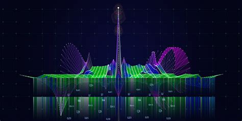 어두운 색선 데이터가 있는 추상 배경 다각형 격자 색 알고리즘 그리드의 프리젠테이션 개념 빅 데이터 비즈니스 과학 및 기술에 대