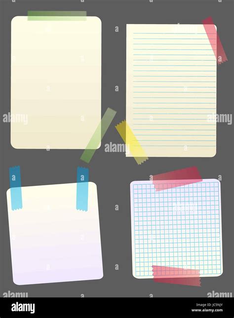 Paper Sheet Text Office Stock Vector Images Alamy