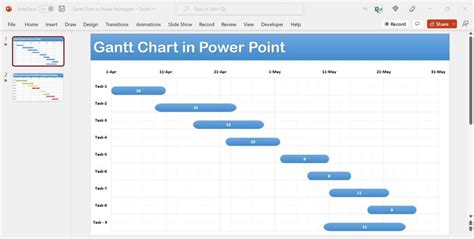 Data Driven Gantt Chart In Powerpoint With Conditional Formatting Pk An Excel Expert