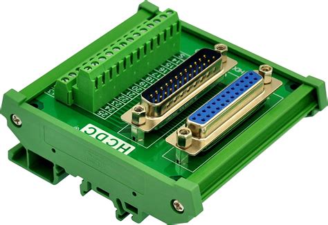DIN Rail Mount D SUB Male Female Interface Module Terminal Block Breakout Board DB