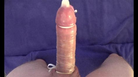 Handsfree Intense Orgasm With Condom And Vibrator