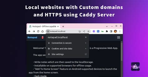 Local Websites With Custom Domains And Using Caddy Server — Amit