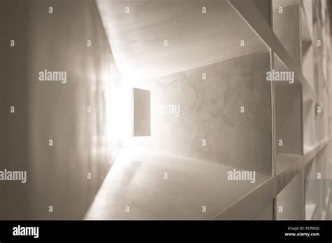 A Light Installation On The Wall Stock Photo Alamy