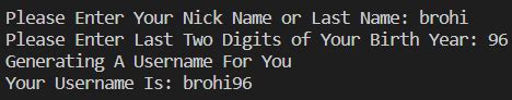 GitHub AJBrohi User Name Generator A Simple User Name Generator Using Python