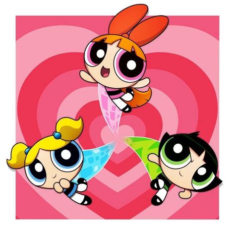 Blossom Bubbles And Buttercup Powerpuff Girls Cartoon Powerpuff