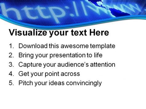 Global Internet Connection Computer Powerpoint Templates And Powerpoint