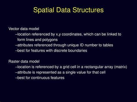 Ppt Urbdp Urban And Regional Geo Spatial Analysis Lecture Spatial Data Models And