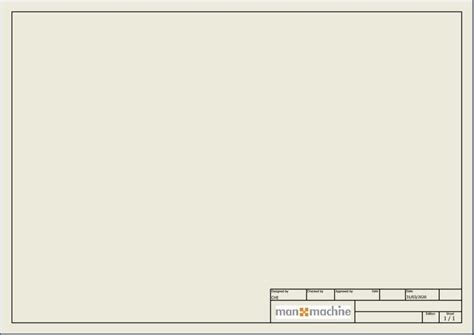 inventor drawing template title block