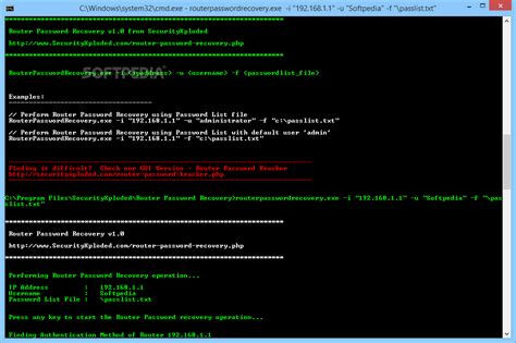 Router Password Recovery Download Softpedia