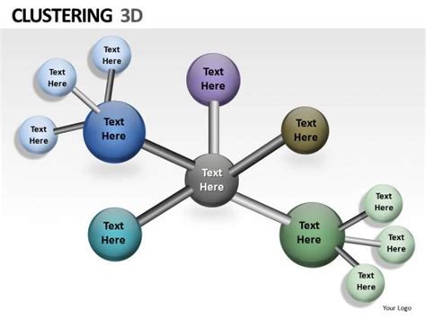 Network Clustering 3d Powerpoint Slides And Ppt Diagram Templates